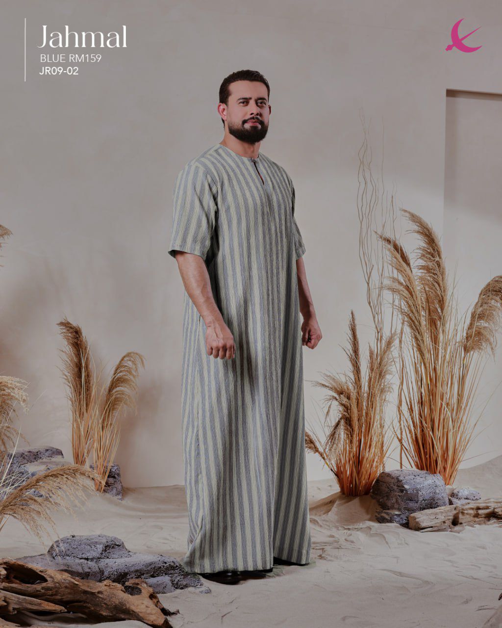 Elrah Exclusive Ampang - JUBAH JAHMAL - BLUE (2)